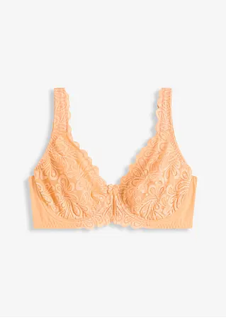 attraktiver BH mit edler Spitze - orange, Cup C - Damen | bonprix
