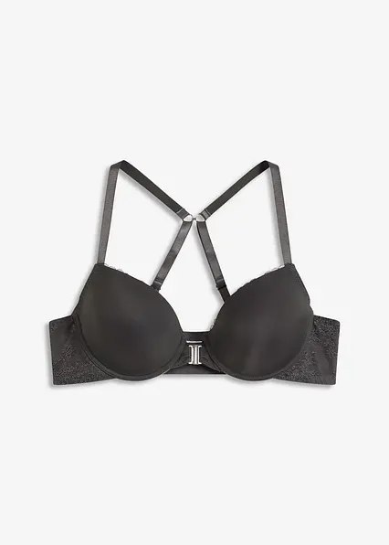 Bequemer BH mit Racerback-Option - grau, Cup B - Damen | bonprix