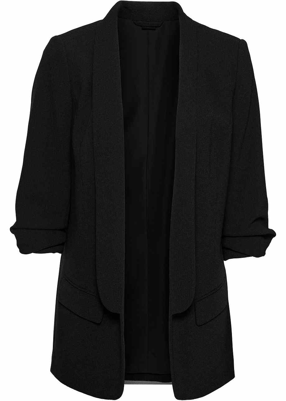 Wunderbar Longblazer Damen Schwarz Bild