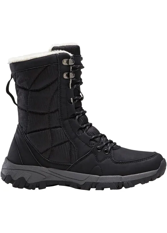Schöner Outdoor Boot mit hüschen Details - schwarz | bonprix