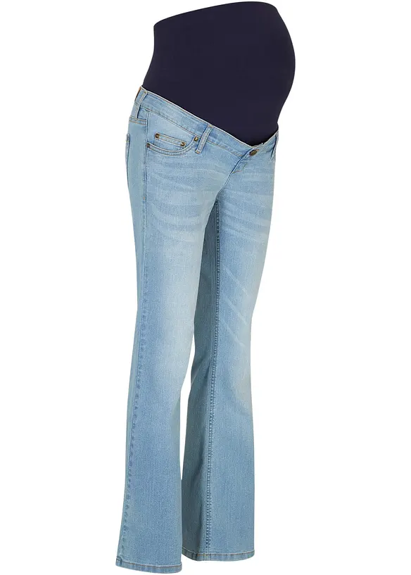 Coole Umstands-Jeans mit weitem Bein - blau - Damen | bonprix