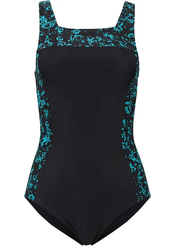 Modischer Shape Badeanzug mittlere Formkraft - schwarz | bonprix