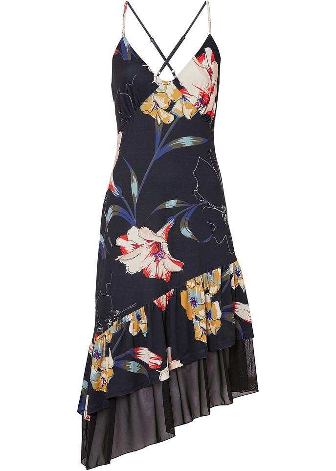 Sexy verführerisches Kleid mit schönem Mesheinsatz - schwarz