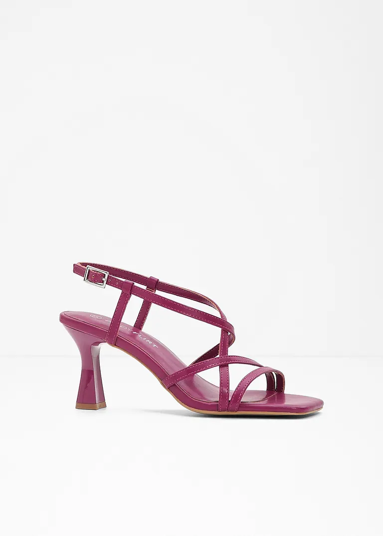 Sommerliche Sandalette mit Riemchen - lila - Damen | bonprix